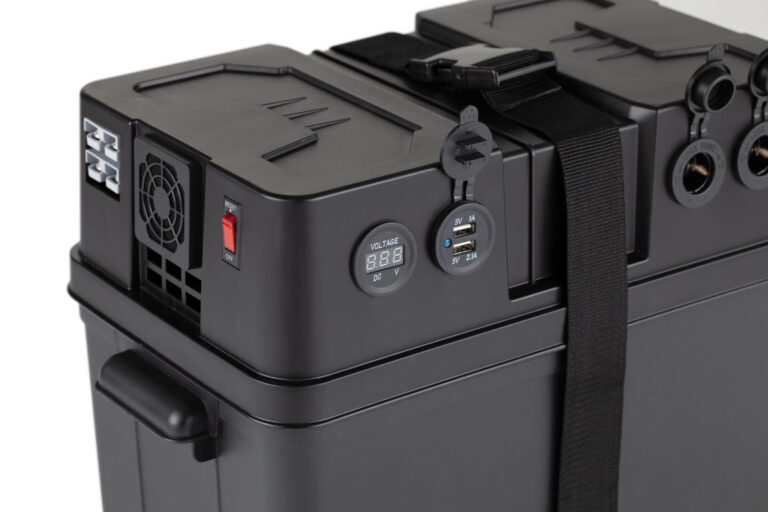 Portable Battery Box With DC Outlets | Sharp 4X4