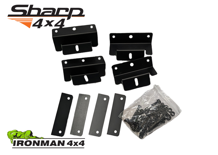 Solid Solar Panel Mounting Brackets | Sharp 4X4