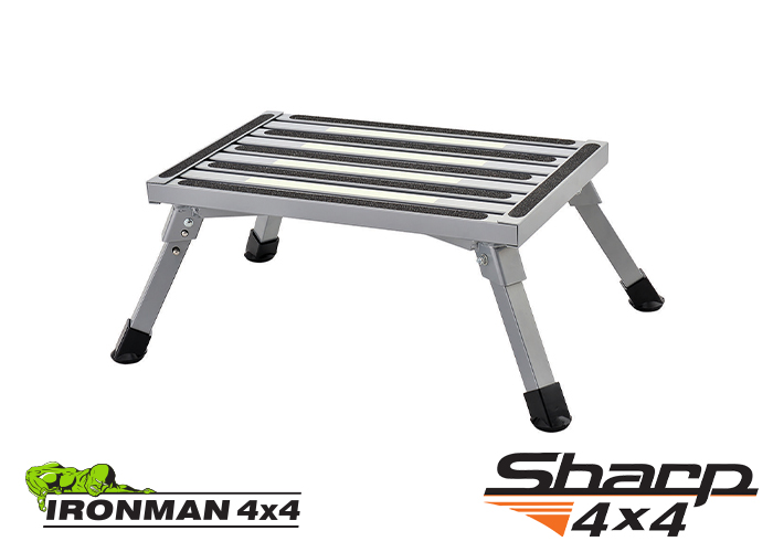 Quick-Fold Camping Steps (180kg Rated) | Sharp 4X4