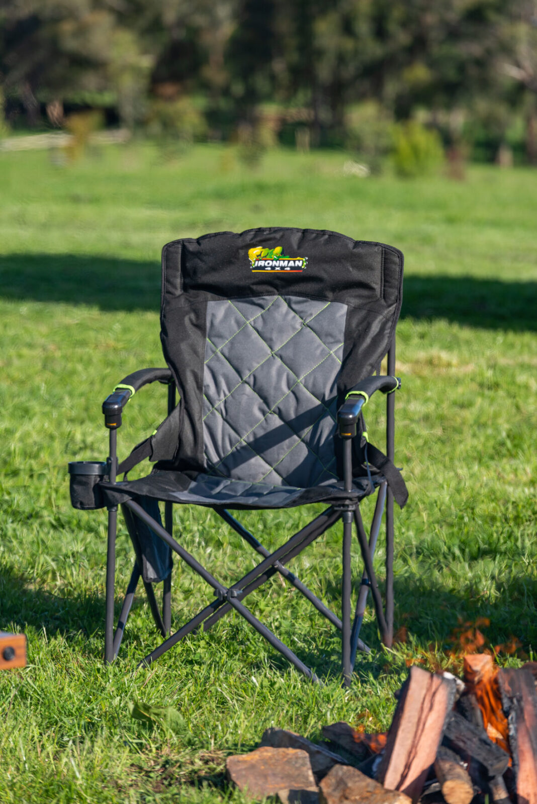 King Hard Arm Camp Chair - With Lumbar Support | Sharp 4X4