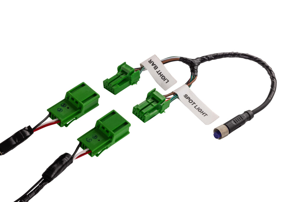 Vehicle Light Patch Loom To Suit Patching A Lightbar To 2x 7inch Driving Lights (2-Pin) | Sharp 4X4