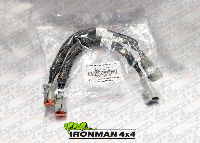 Cube Light Adaptor Patch Loom To Suit Ironman 4x4 Cube Lights | Sharp 4X4
