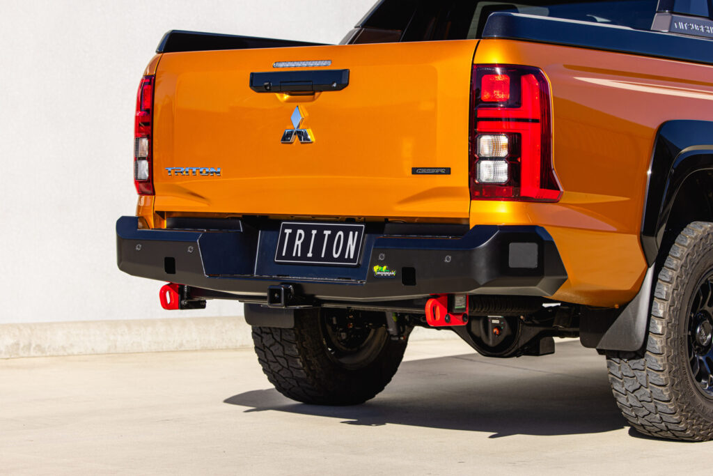 Rear Protection Towbar Black To Suit Mitsubishi Triton MV 2024+ | Sharp 4X4