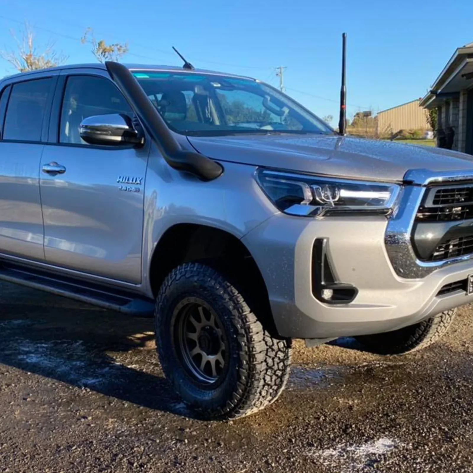 Toyota N80 Hilux Mid Entry 4" Snorkel With Seamless Weld | Sharp 4X4